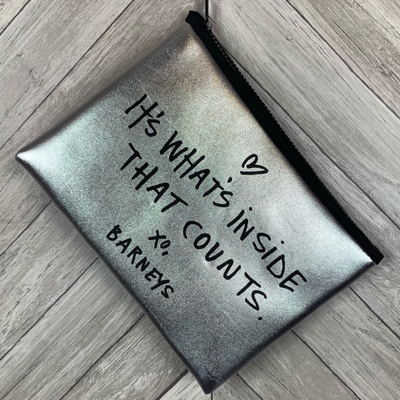 Barneys New York | Bags | Barneys Its Whats Inside That Counts Pouch ...